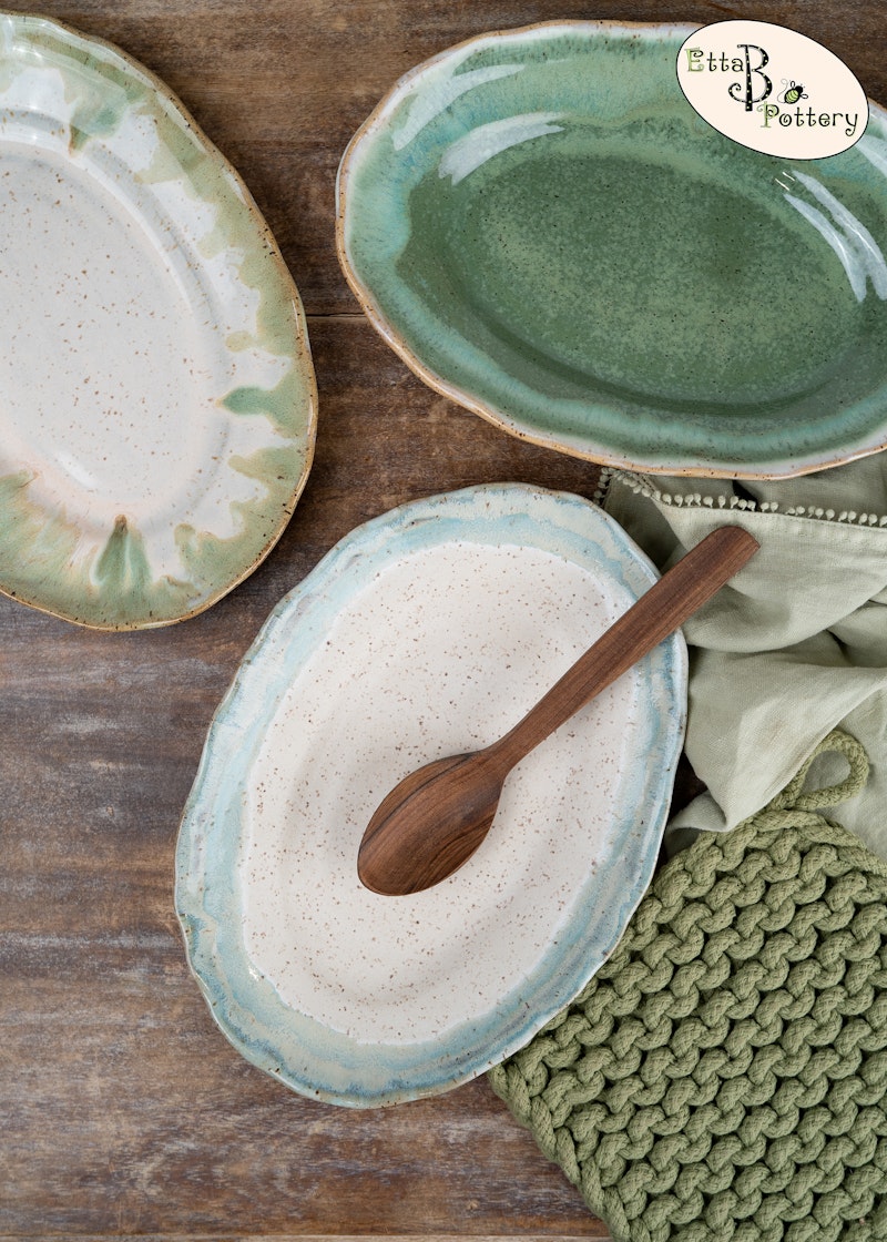 Small Oval Platter – Etta B & Co.